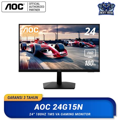 AOC 24G15N 24 1080p VA FHD 180Hz Gaming Monitor Lazada Indonesia