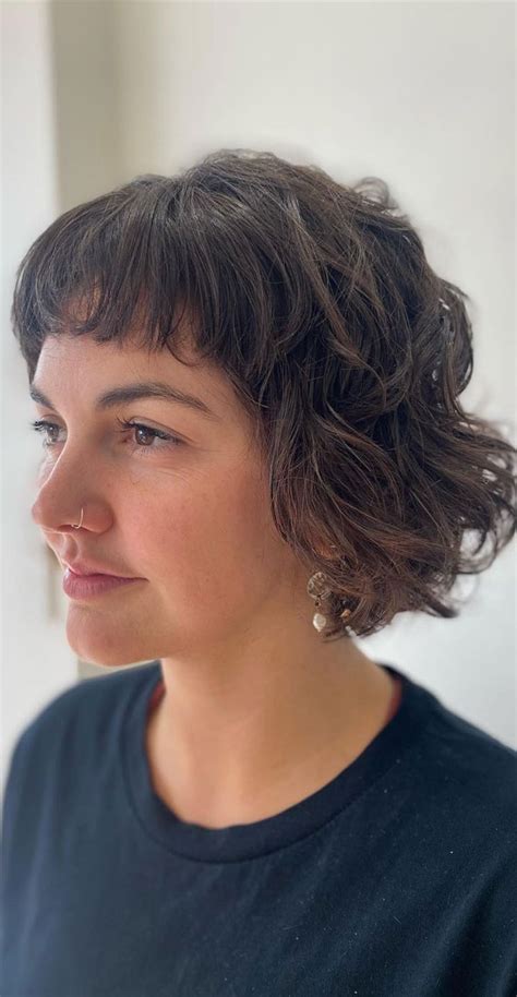 50 Shag Haircuts With Bangs Shaggy Choppy Wavy Bob