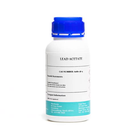 Lead Acetate Shop Lab Chemicals Reflecta