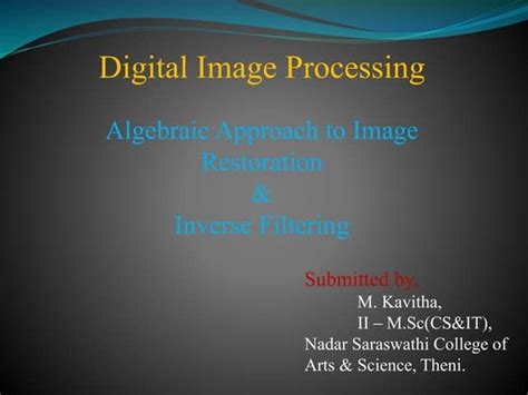 Lecture 4 Relationship between pixels | PPT