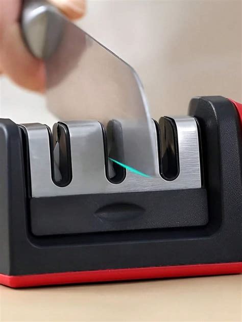 1 Pc Kitchen Multi Function Three Level Knife Sharpener Quickly And
