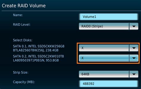 RAID Setup Procedure For Intel NUC Kits