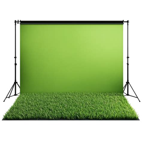 Green Screen Background With Grass 54653083 Png
