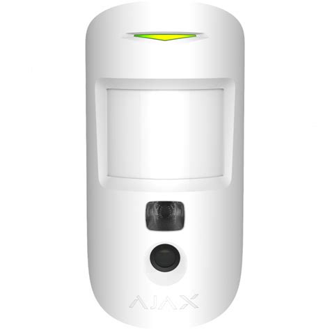 MIE CCTV Ajax MotionCam Camera PIR White