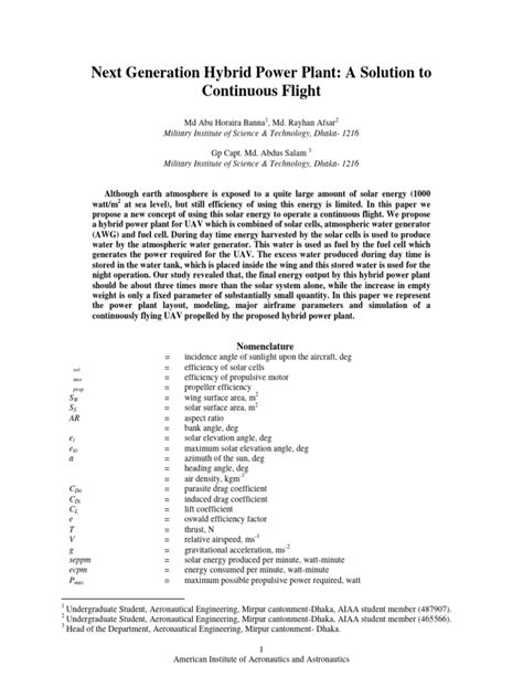 next generation hybrid power plant a sol pdf