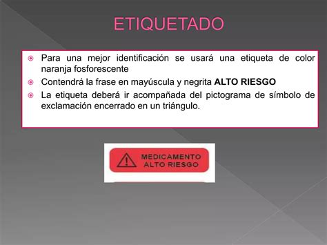 Manejo De Medicamentos De Alto Riesgopptx