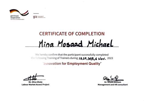 mina mosaad on linkedin finally after training of trainers tot i
