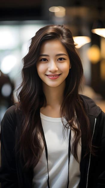 Premium Photo Super Beatiful Korean Girl Smiling