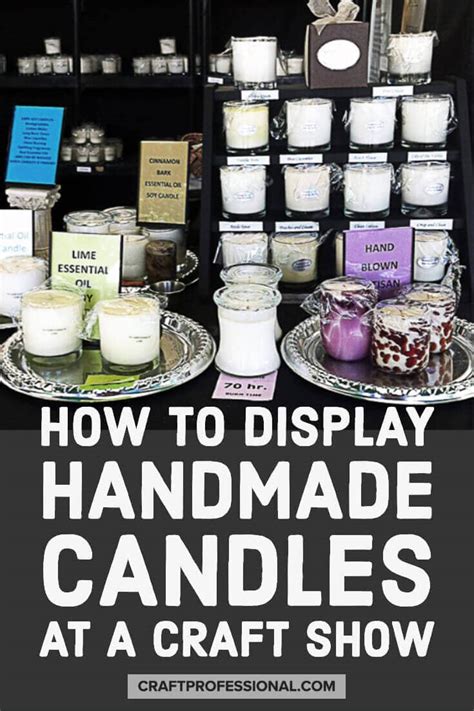 Candle Display Ideas For Your Craft Booth