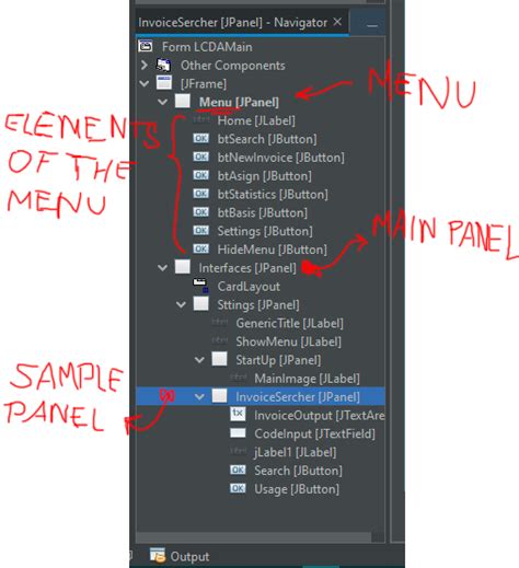 Java Buttons And Labels Cames Over The Menus Jpanel Stack Overflow