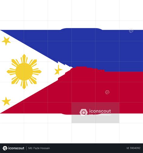 Flag Of Philippines Animation By Md Fazle Hossain Lottiefiles