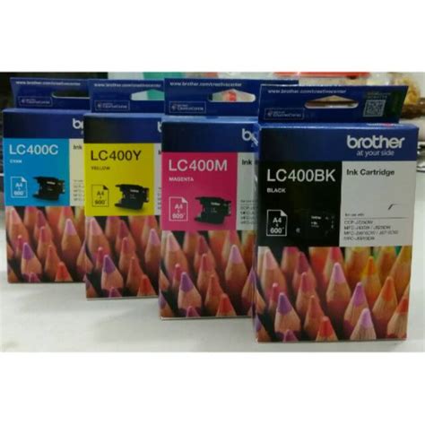 Jual Tinta Brother Lc 400 Original Mfc J5910dw J430dw Shopee Indonesia