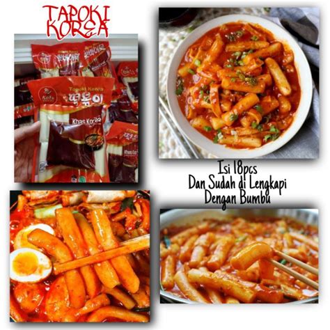 Jual Ready Tapoki Topoki Toppoki Khas Korea Toboki Tteokbokki