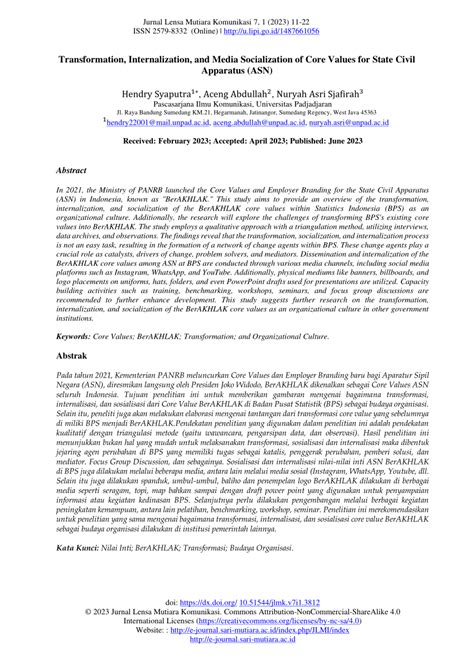 Pdf Transformation Internalization And Media Socialization Of Core Values For State Civil Pdf Transformation Internalization And Media Socialization Of Core Values For State Civil