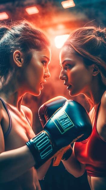 Premium AI Image Design Of Boxing