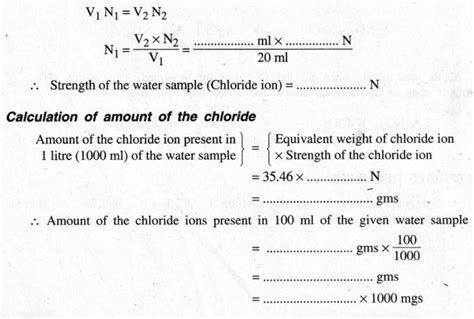 5 Determination Of Chloride Content Of Water Sample By Argentometric Method [mohrs Method