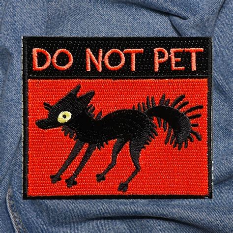 Do Not Pet Patch Etsy