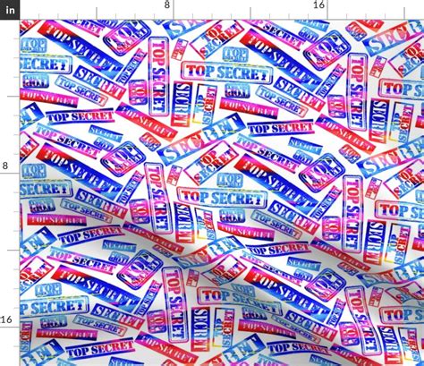 Top Secrets Fabric Spoonflower