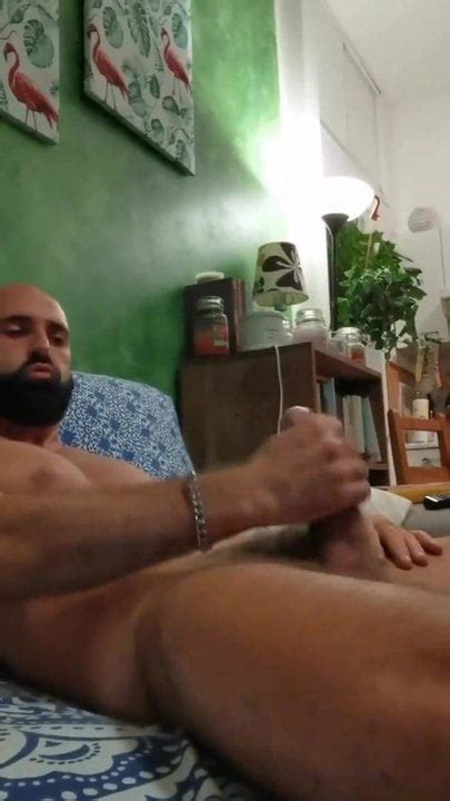 Studs Huge Load Covers His Beard Xhamster