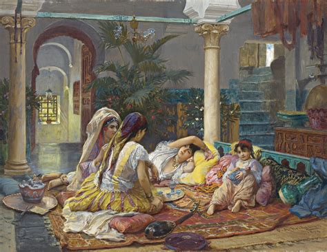 File Frederick Arthur Bridgman In The Harem Wikimedia Commons