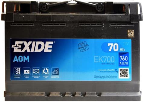 EXIDE Akumulator EK700 - Opinie i ceny na Ceneo.pl