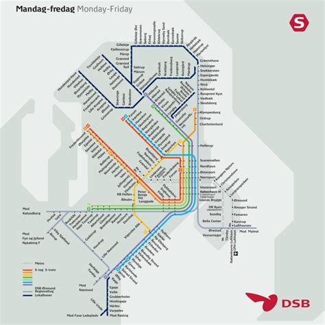 Transit Maps Submission Official Map Copenhagen S Tog Network 2014