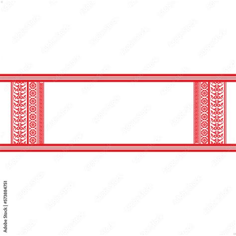 Gamosa Or Gamusa From Assamgamosa Textile Pattern Gamosa Or Gamusa Is An Article Of