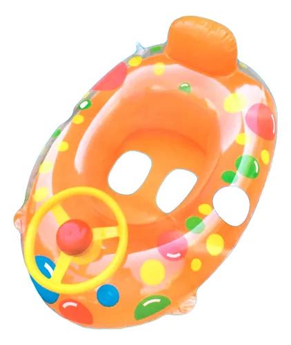 1 Carrito Flotador Inflable Salvavidas Albercas Para Niños Meses Sin