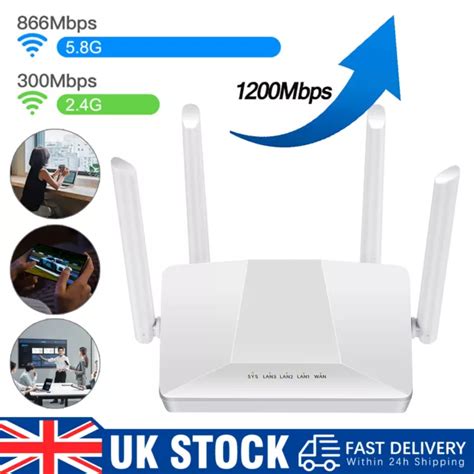 1200m 5g Wifi Extender Repeater Wireless Router Range Network Signal Booster Uk £2699 Picclick Uk