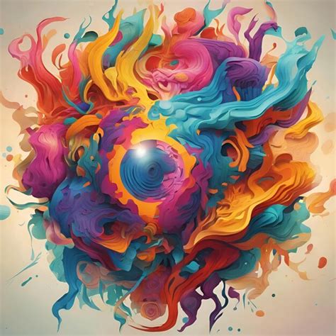 Premium Ai Image Craft An Abstract Representation Of The Subconscious Mind Using Layers Of