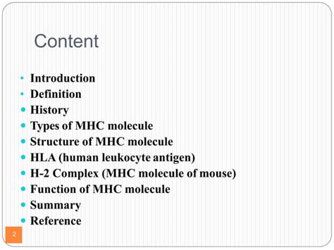 Mhc Major Histocompactibility Complex Definition Classification