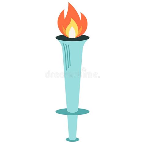 Torch With Fire Flat Icon Stock Vector Illustration Of Flame 326984615 Torch With Fire Flat Icon Stock Vector Illustration Of Flame 326984615
