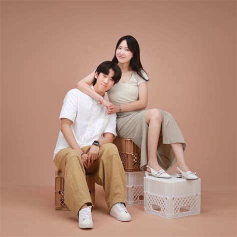 커플사진 허그프레임