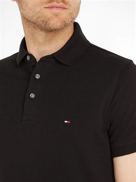 Tommy Hilfiger Core 1985 Slim Polo Shirt Black Very