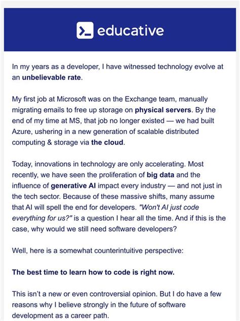 educative the best time to learn to code is right now here s why