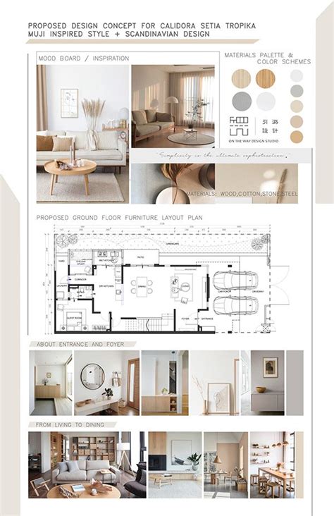 Design Proposal Calidora Interior Design Portfolio Layout Interior