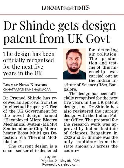 Dr Pramod Shinde On Linkedin Happy To Share The News About