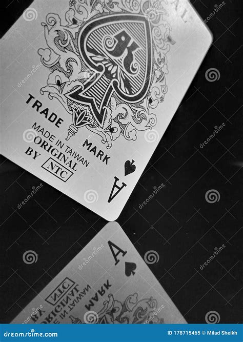 Playing Cards Reflection Stock Image Image Of Shoots 178715465