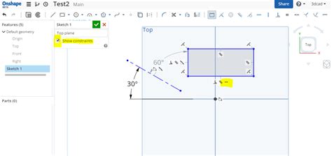 How To Rotate A Sketch Element — Onshape