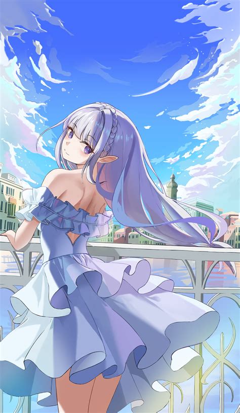 Emilia Re Zero R Animepointyears