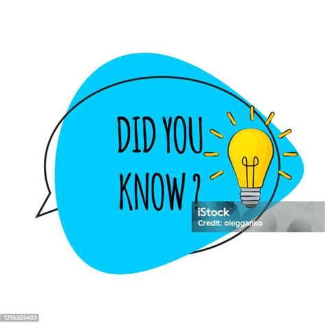 아이디어 전구 아이콘 벡터 일러스트 레이션 Eps10으로 음성 버블 배경을 알고 계셨습니까 0명에 대한 스톡 벡터 아트 및 기타 이미지 Istock