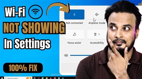 FIX Wifi Not Showing In Windows Settings Fix Missing WiFi Icon NEW Hindi YouTube
