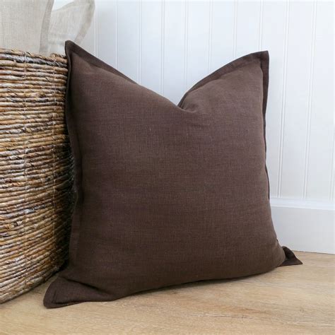 Large Brown Pillow Sham Etsy