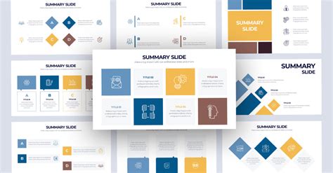 Business Summary Infographic Google Slides Template
