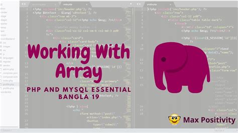 Working With Array In Php Php And Mysql Essential Bangla 19 Max
