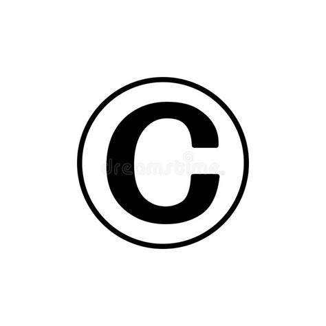 Copyright Icon Copyright Symbol Stock Vector Illustration Of License Protection 276622580
