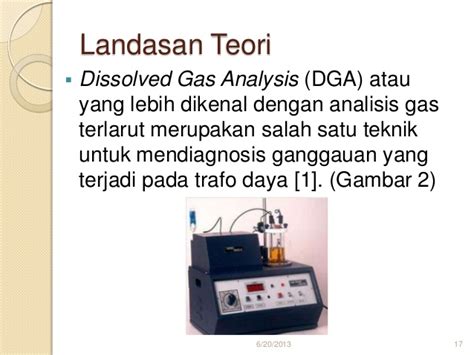 Dissolved Gas Analysis Dga Trafo Warta Pelatihan