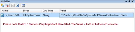 Microsoft Sql Server Knowledge Bank Ssis File System Task