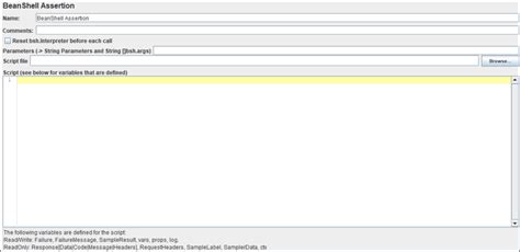 Jmeter Beanshell Assertion How To Add Beanshell Assertion