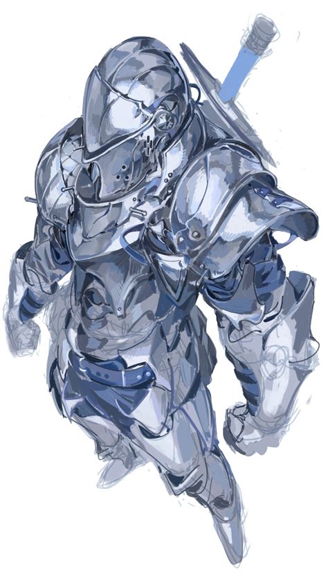 Nameno92372763 Original Absurdres Highres 1other Ambiguous Gender Armor Full Armor Full